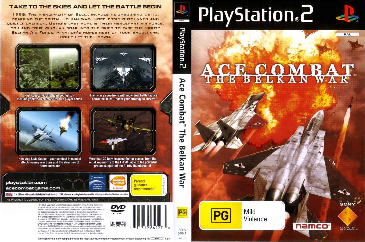 Exploder Games: Ace Combat Zero: The Belkan War | PS2